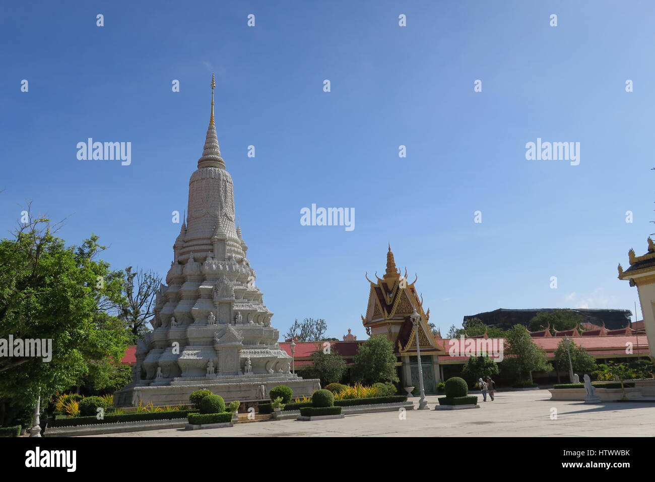 Complexe de palais du roi et de nice la pagode d'argent est situé sur ...