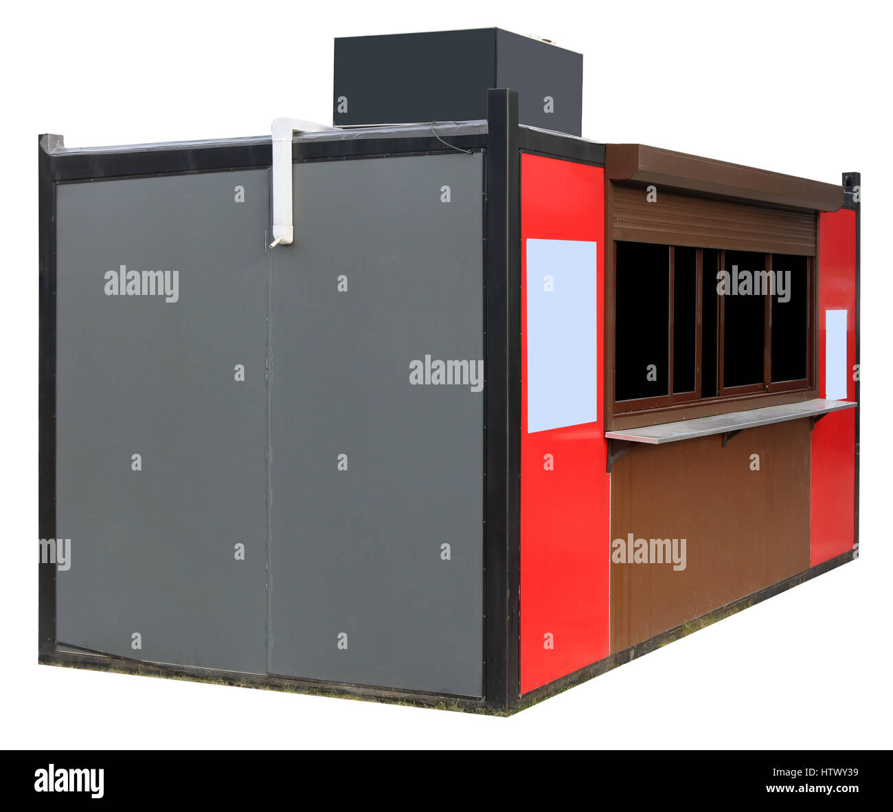 Street food kiosk Banque d'images détourées - Alamy