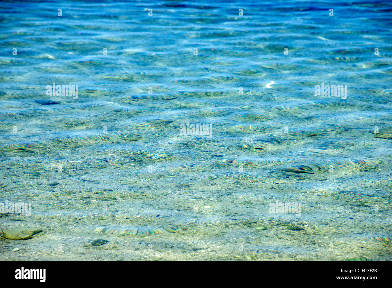 L'eau limpide de l'Océan Indien, l'île de la Réunion, France Photo ...