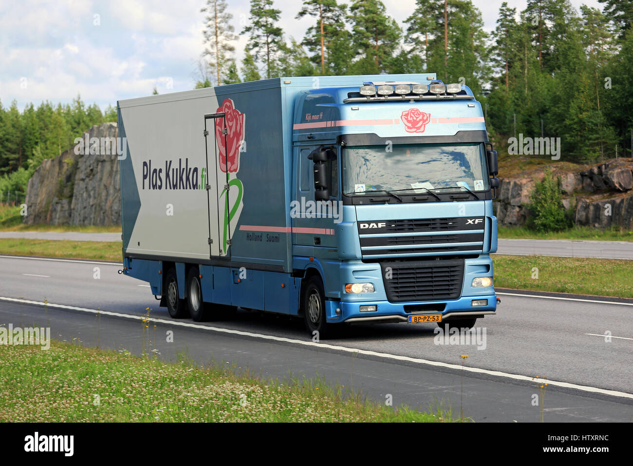 Dutch flower lorry Banque de photographies et d’images à haute ...