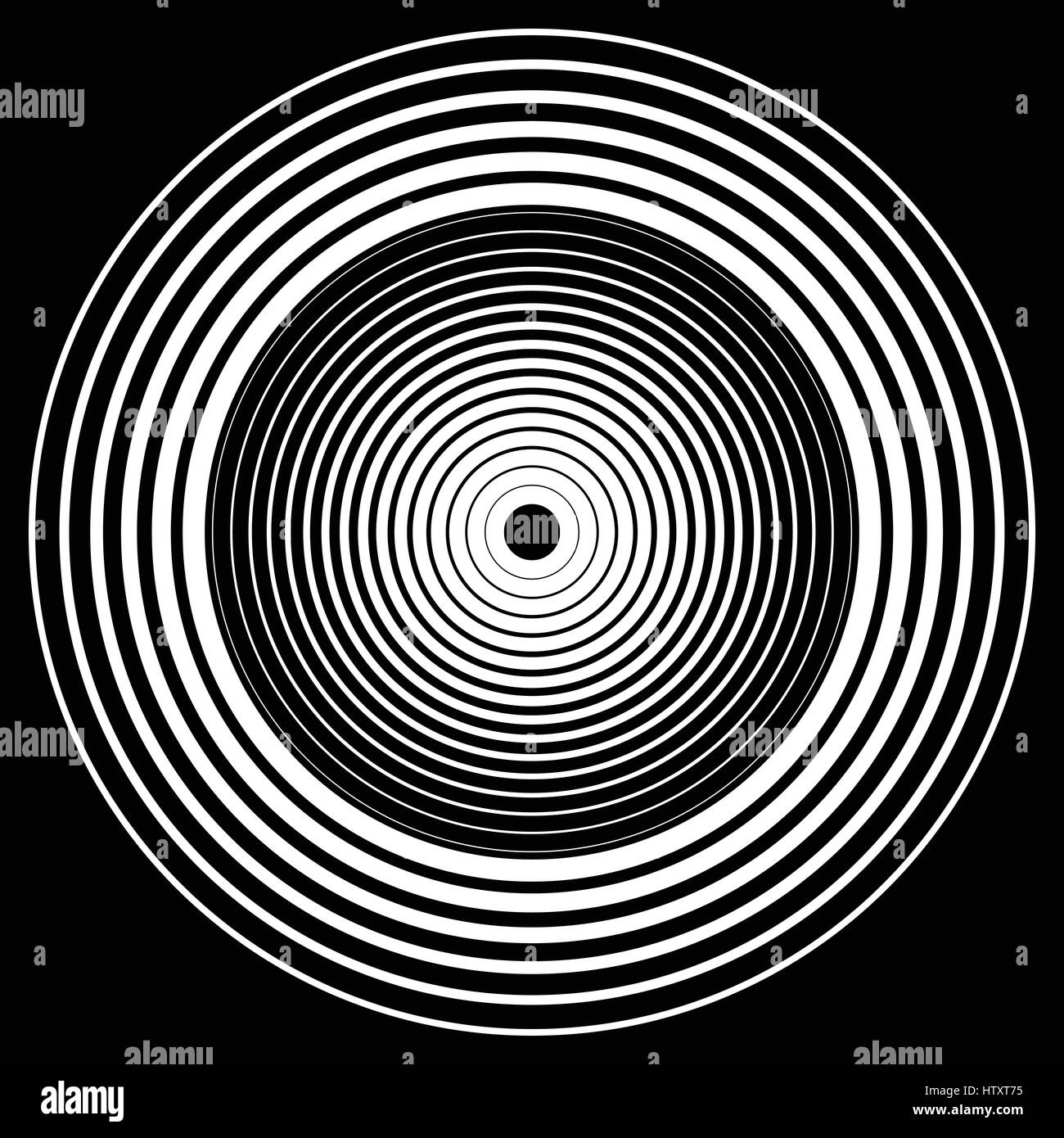Des cercles concentriques, des anneaux concentriques modèle circulaire ...