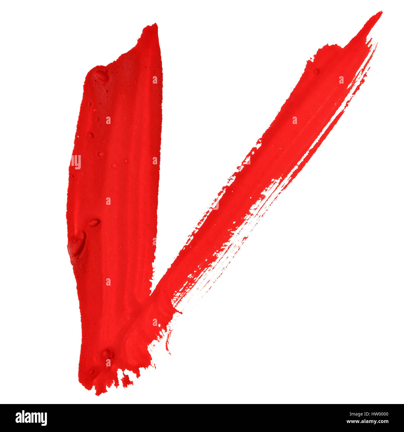 Lettre cursive majuscule v Banque d'images détourées - Alamy