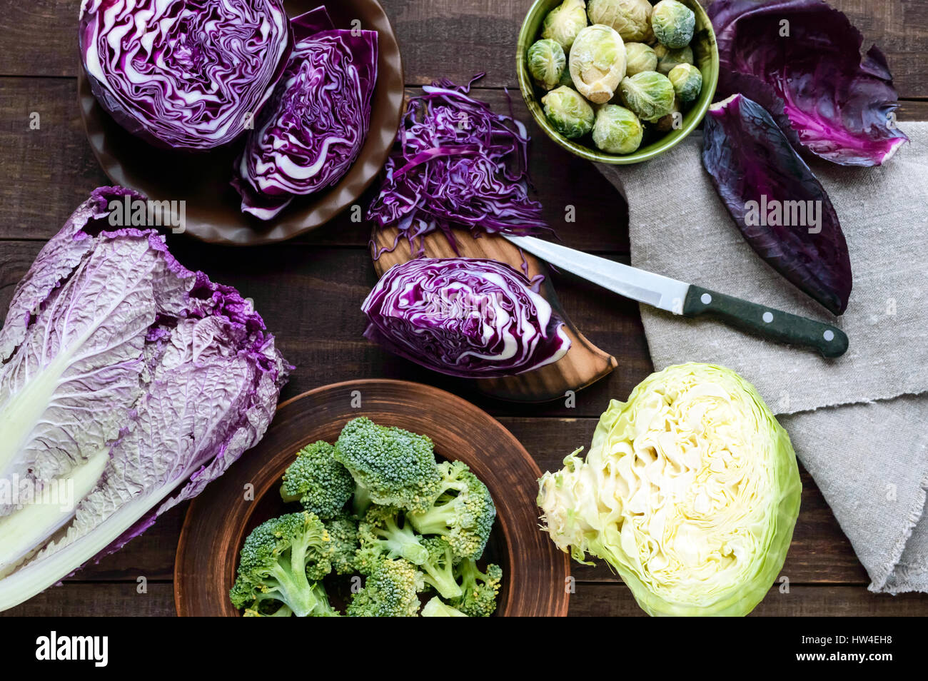 Plante De Choux De Bruxelles Banque d'image et photos - Alamy