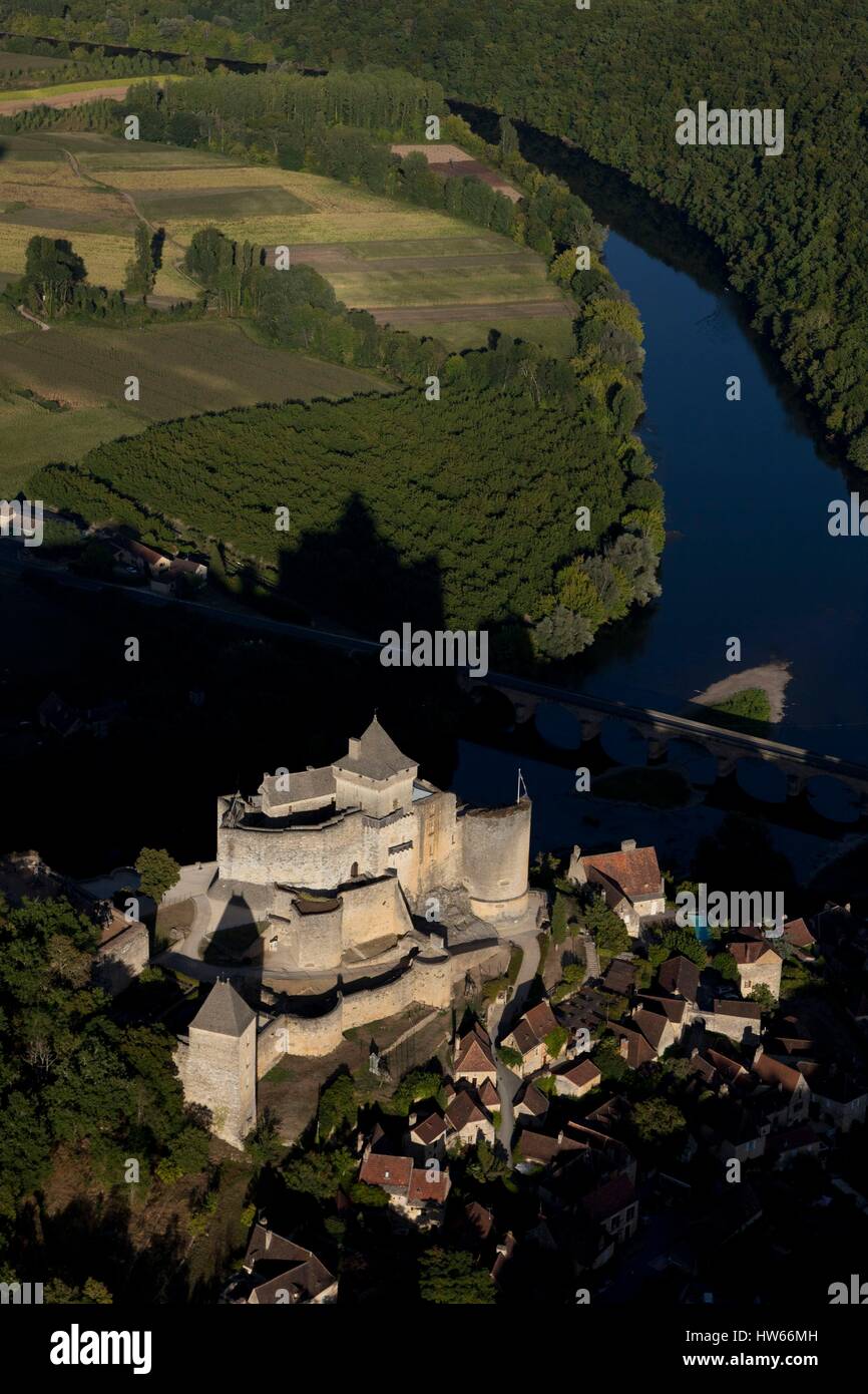 France, dordogne, Périgord Noir, vallée de la Dordogne, Castelnaud la ...