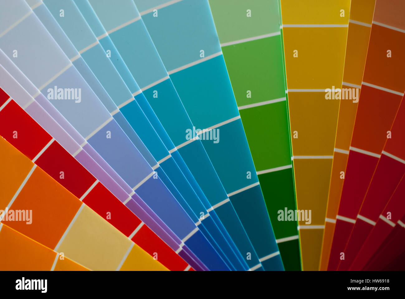 Tableau des couleurs de peintres Photo Stock - Alamy