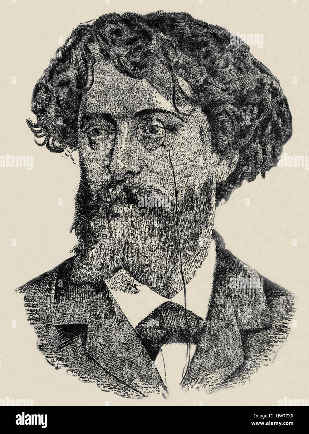 Alphonse daudet 1840 1897 Banque de photographies et d’images à haute ...