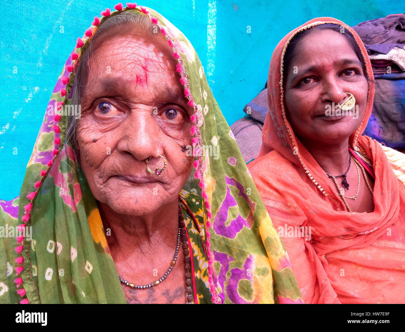 Portrait de femme indienne inde inde Banque de photographies et d ...