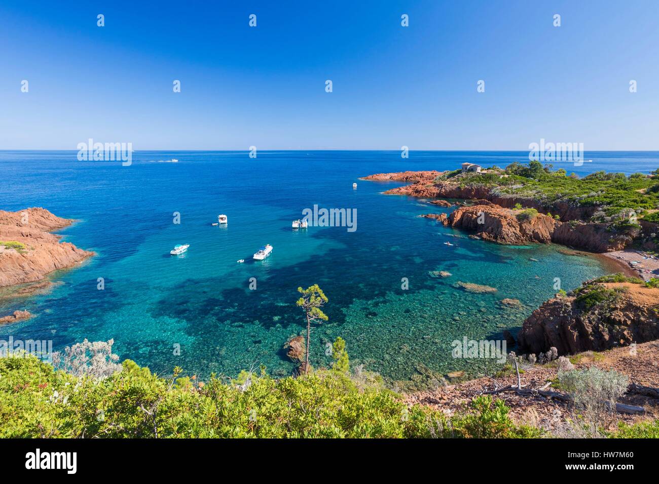 La France, Var, Corniche de l'Estérel, Saint Raphael, Le Trayas, La ...