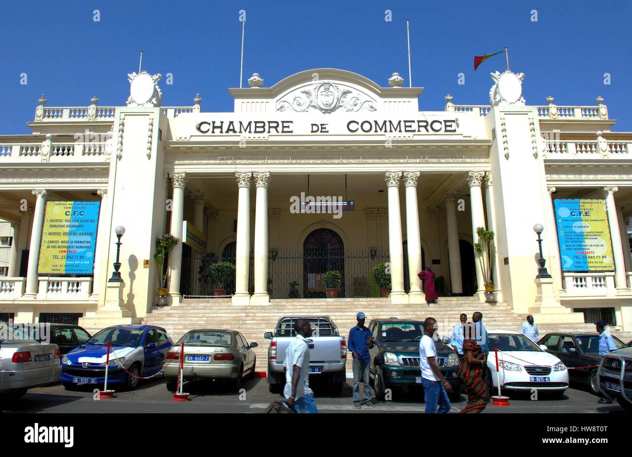 Sénégal, Dakar, l'architecture coloniale Photo Stock - Alamy