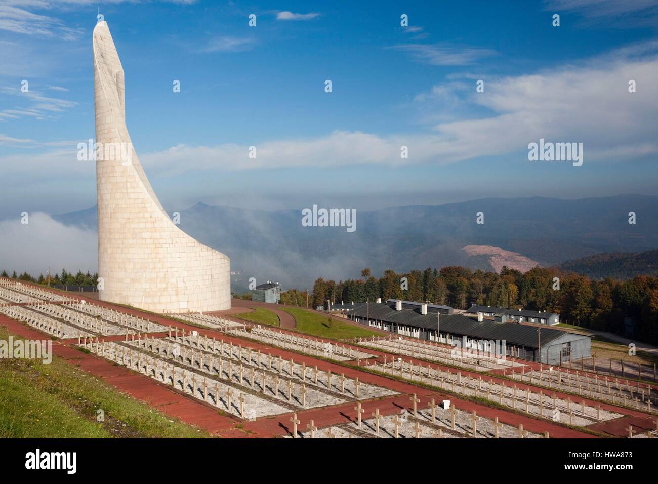 La France, Bas Rhin, Natzwiller, le Struthof l'ancien camp de ...