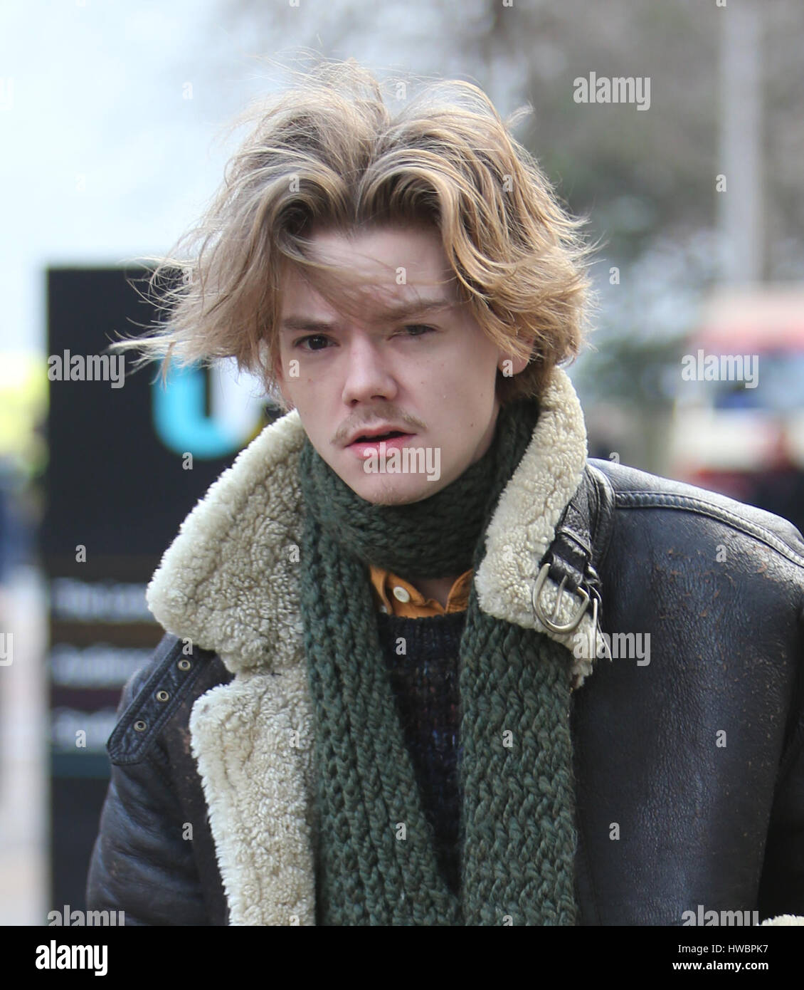Thomas Brodie-Sangster hors studios ITV Avec : Thomas Brodie-Sangster ...