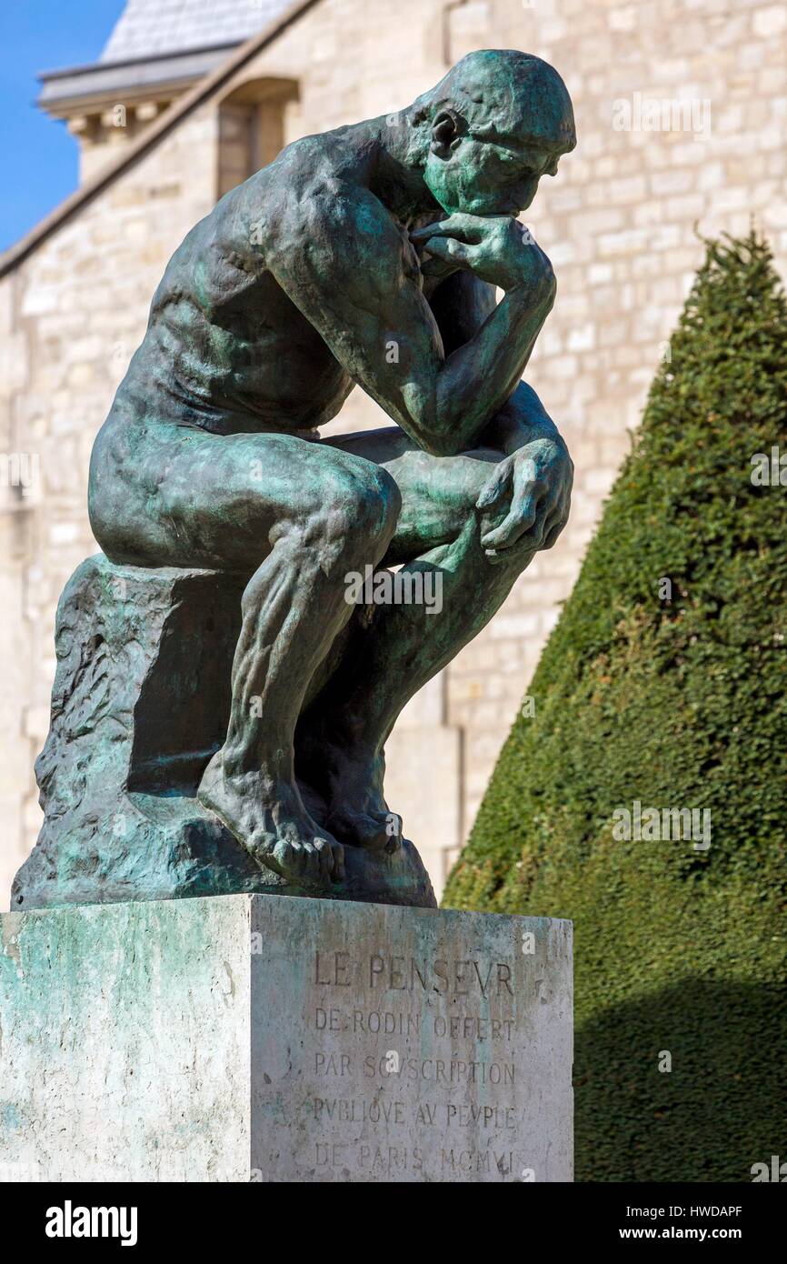 Le penseur de rodin Banque de photographies et d’images à haute ...