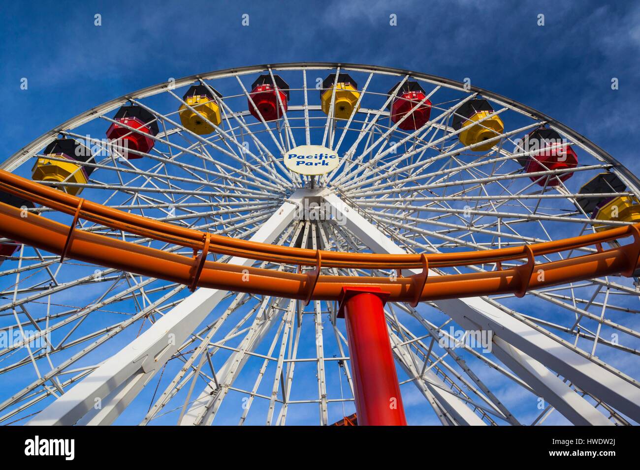 Grande roue santa monica pier Banque de photographies et d’images à ...