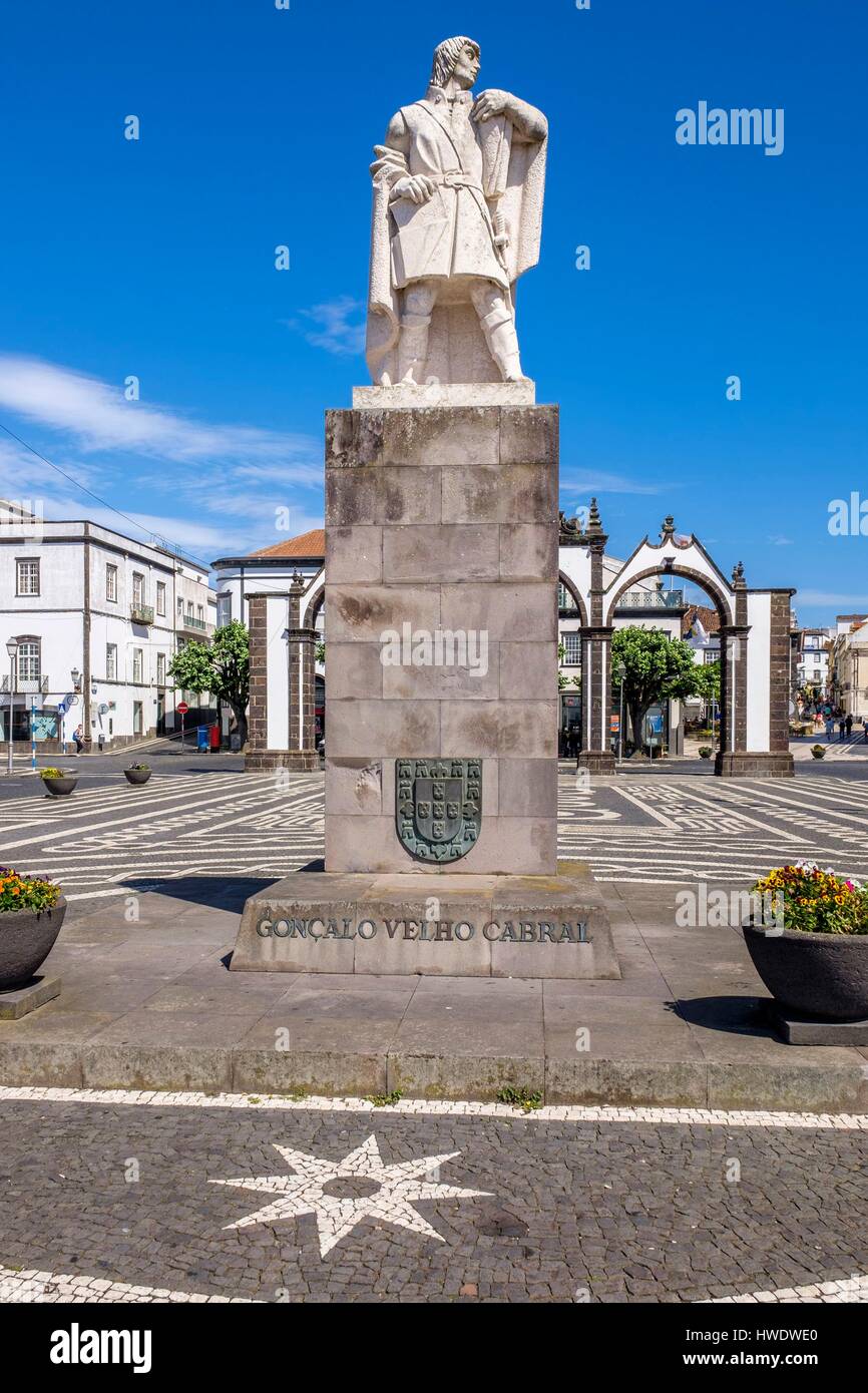 Le Portugal, l'archipel des Açores, l'île de São Miguel, Ponta Delgada ...