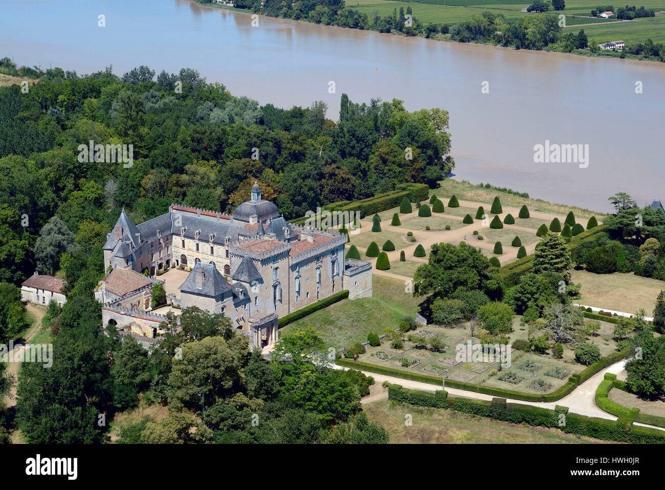Château de vayres Banque de photographies et d’images à haute ...