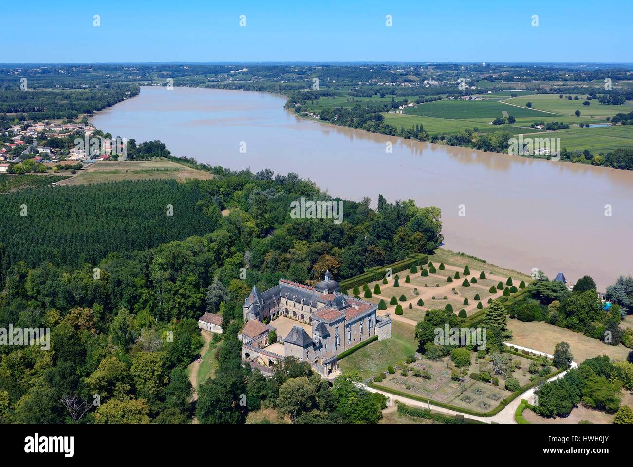 Château de vayres Banque de photographies et d’images à haute ...