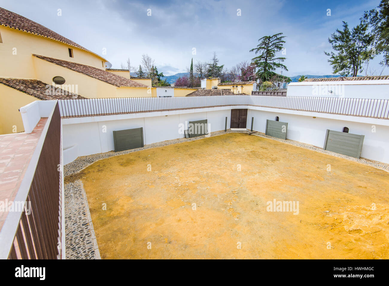 Arènes de Ronda, une des plus anciennes et des plus célèbre arène de ...