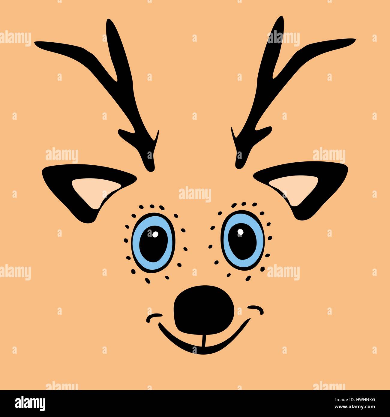 Cerf drôle Banque de photographies et d’images à haute résolution - Alamy