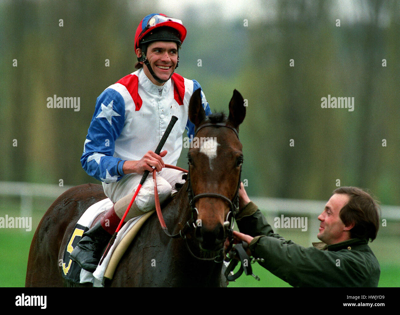 CASH ASMUSSEN JOCKEY 04 Juin 1993 Photo Stock - Alamy