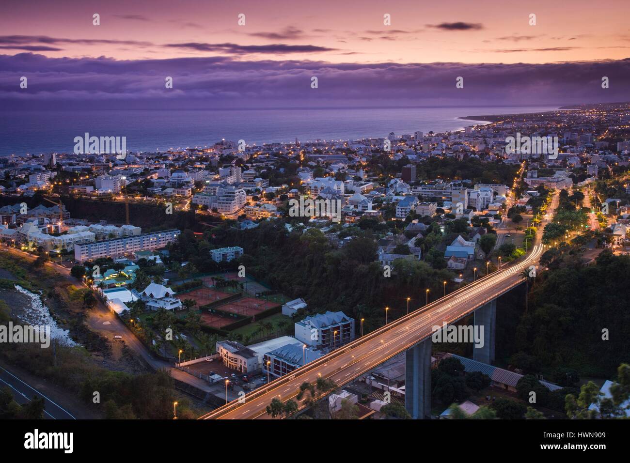 France reunion island st denis city Banque de photographies et d’images ...