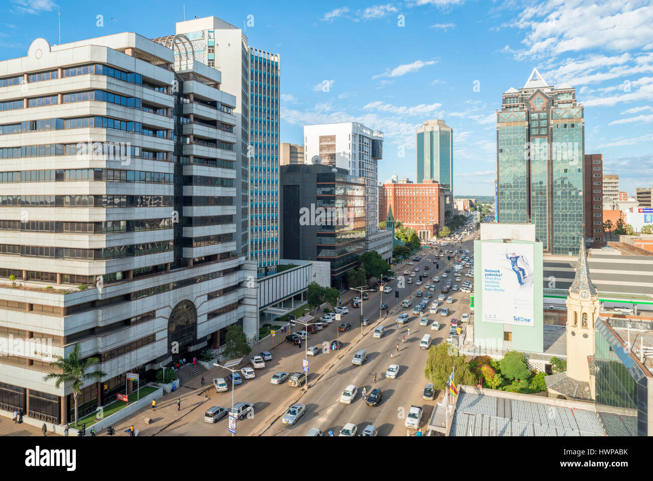 Harare, la capitale du Zimbabwe Photo Stock - Alamy