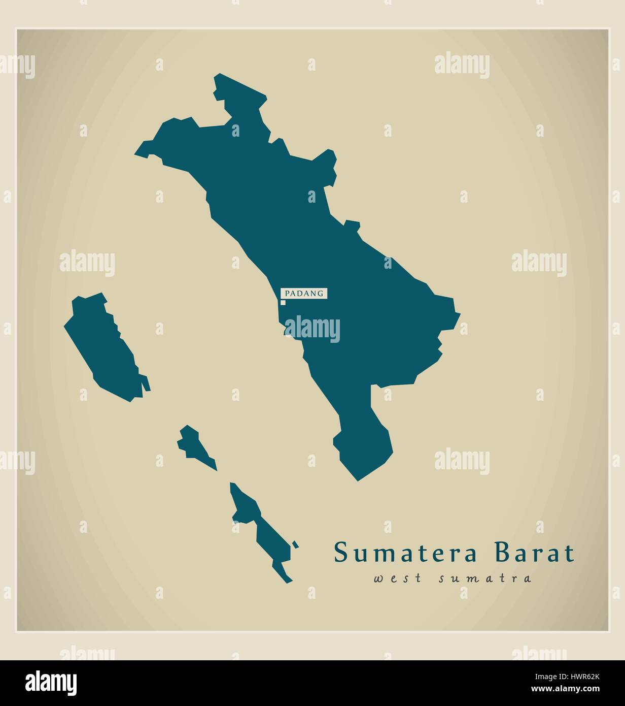 Carte de sumatra Banque d'images vectorielles - Alamy