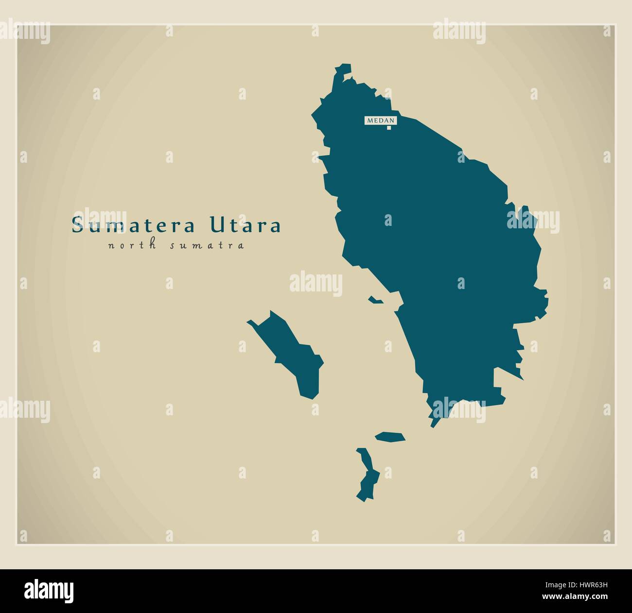 Carte de sumatra Banque d'images vectorielles - Alamy