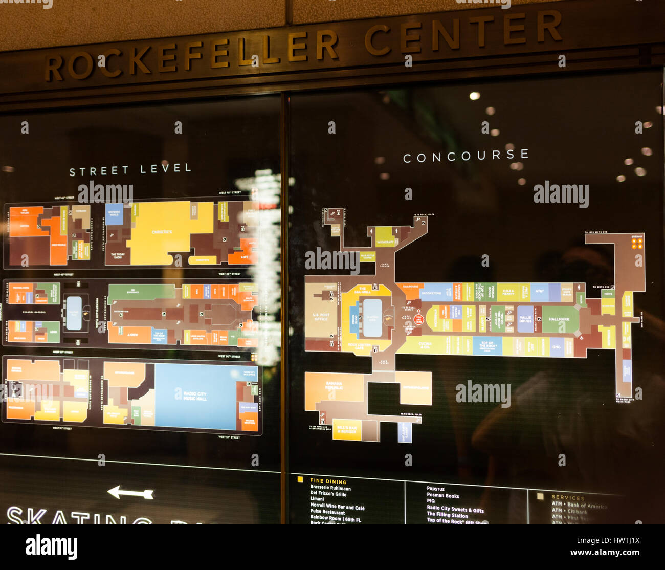 Rockefeller center interior Banque de photographies et d’images à haute ...