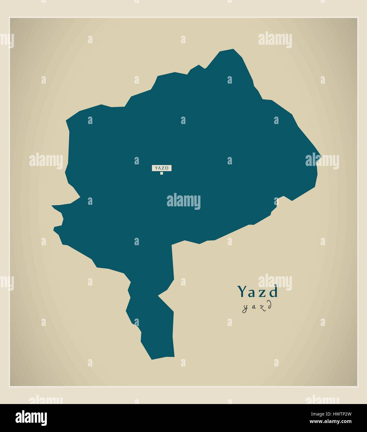 Ville de yazd Banque d'images vectorielles - Alamy