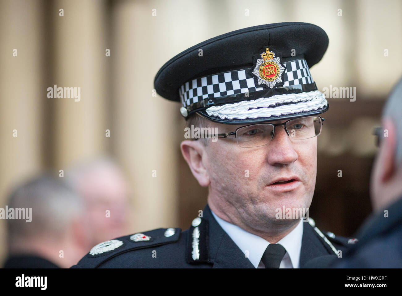 Le chef de police de la police du manchester Banque de photographies et ...