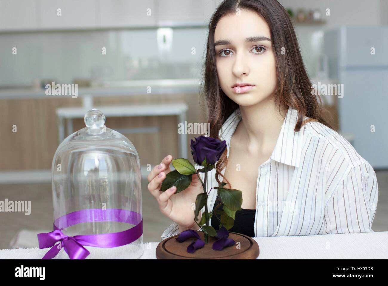 Jeune Fille De Fleur Banque De Photographies Et Dimages à Haute