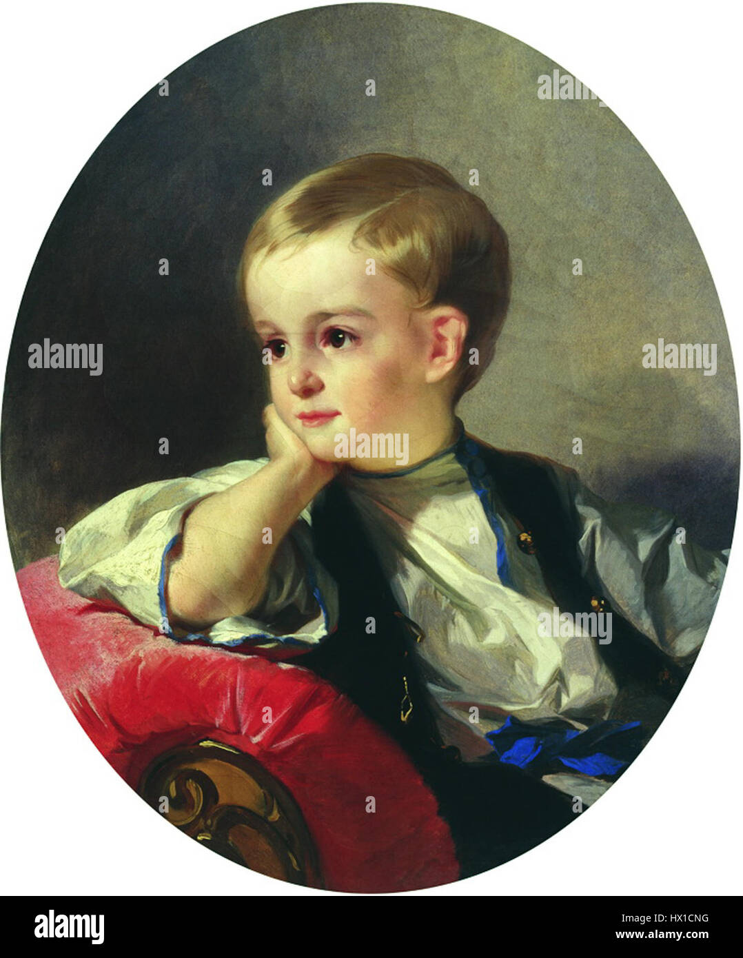Ce portrait de 1882 par I. Makarov montre le comte Bobrinskiy enfant. L ...