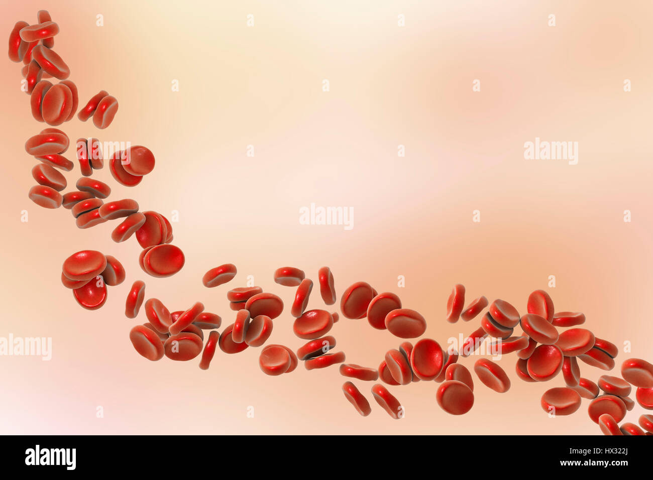 Globules rouges biconcave Banque de photographies et d’images à haute ...