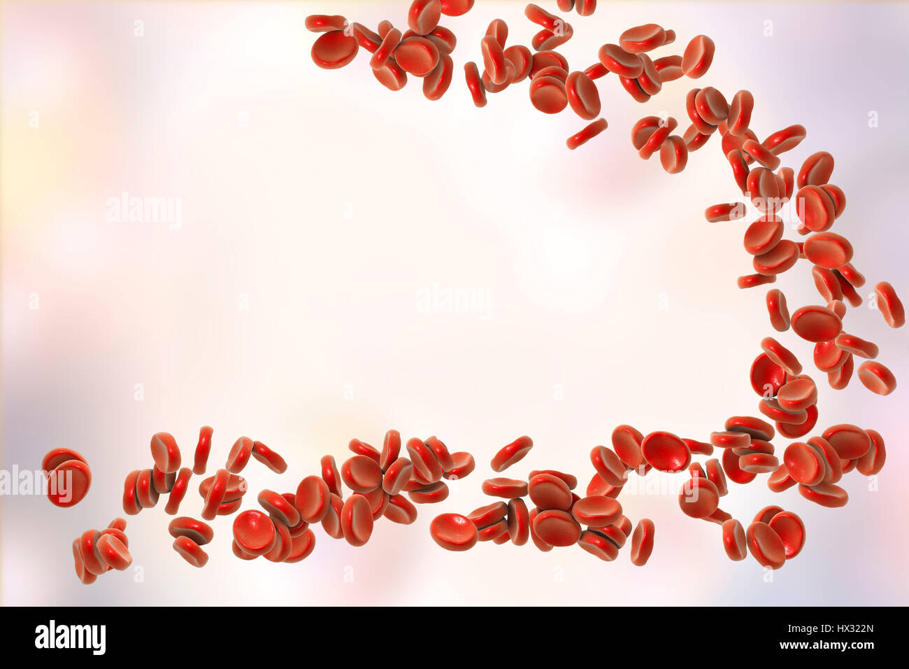 Globules rouges biconcave Banque de photographies et d’images à haute ...