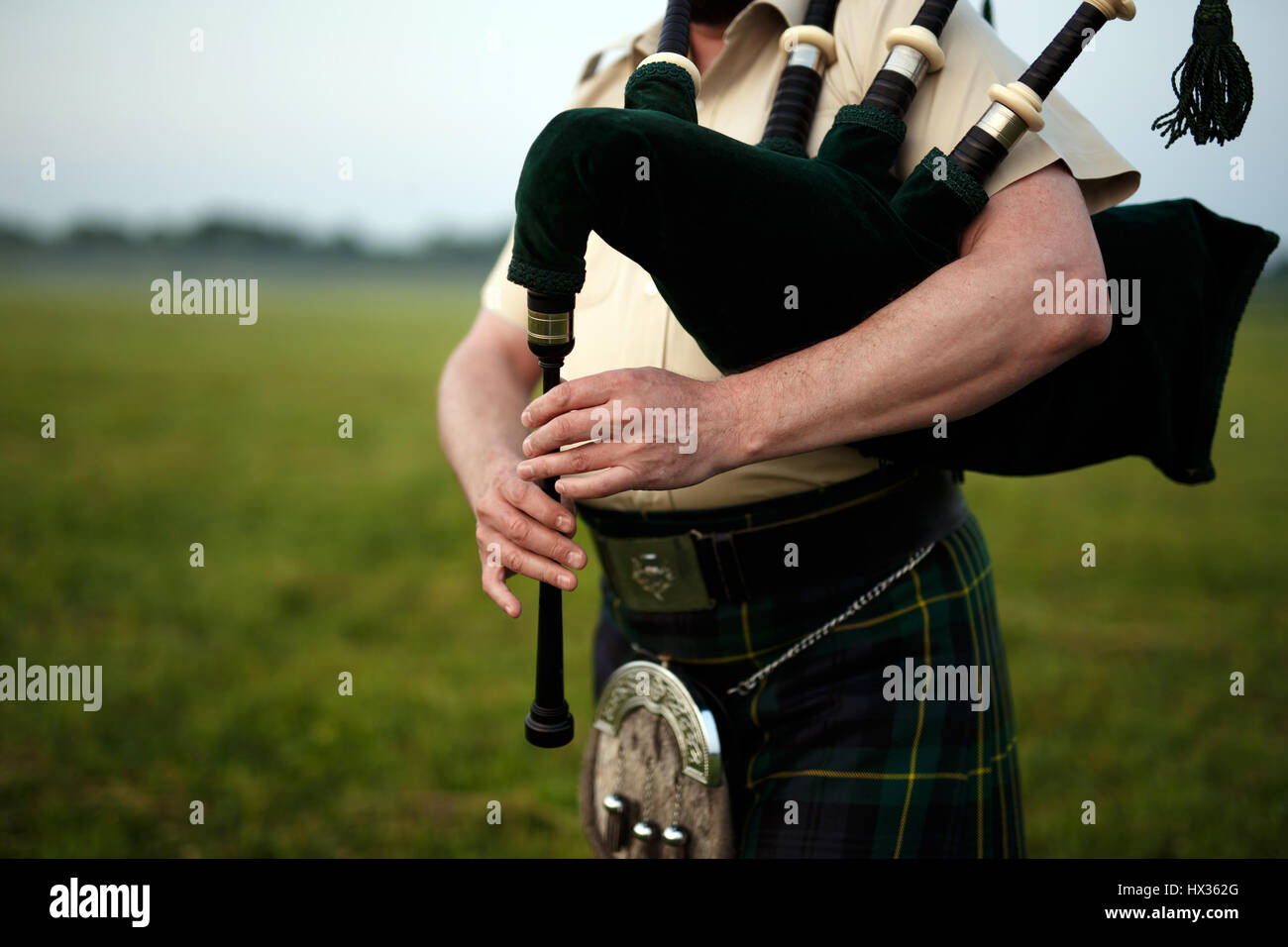 Cornemuse homme kilt Banque de photographies et d’images à haute ...