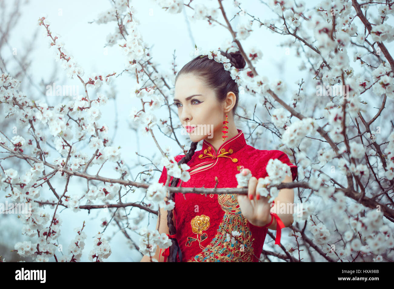 Sad geisha Banque de photographies et d’images à haute résolution - Alamy