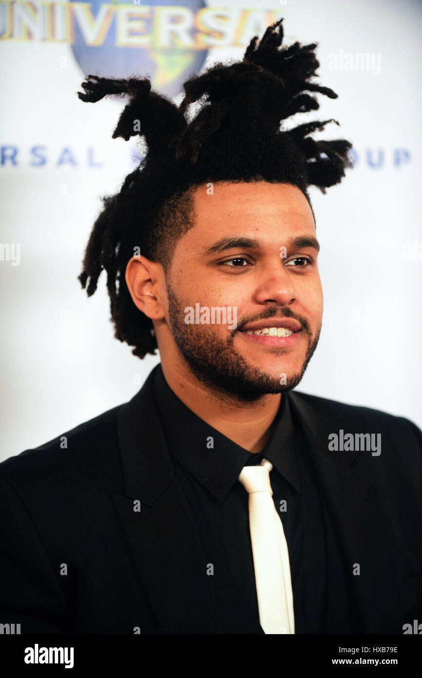 Abel Tesfaye Of The Weeknd Banque d'image et photos - Alamy