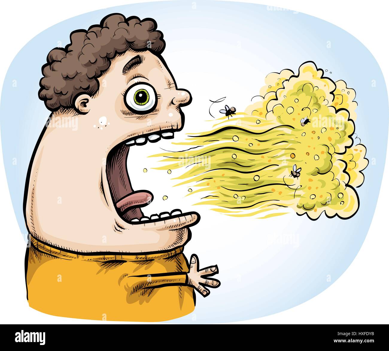 Dessin animé mauvaise haleine Banque de photographies et d’images à ...