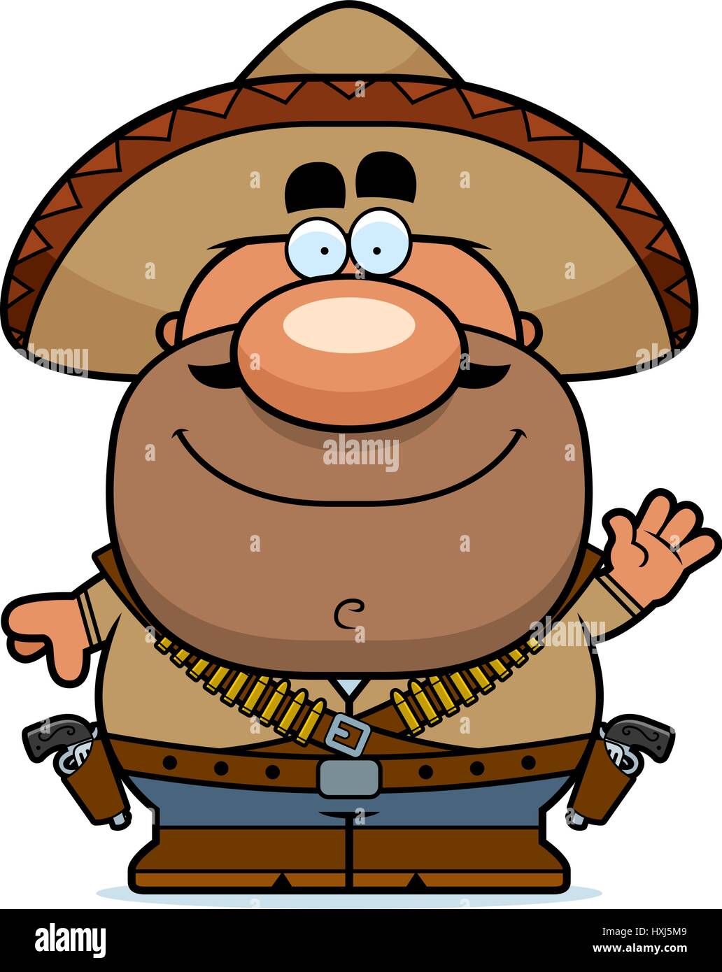 Une illustration d'un dessin animé bandito forme Image Vectorielle ...