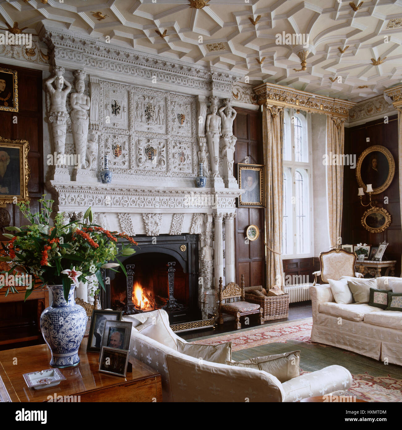 Victorian style living room Banque de photographies et d’images à haute ...