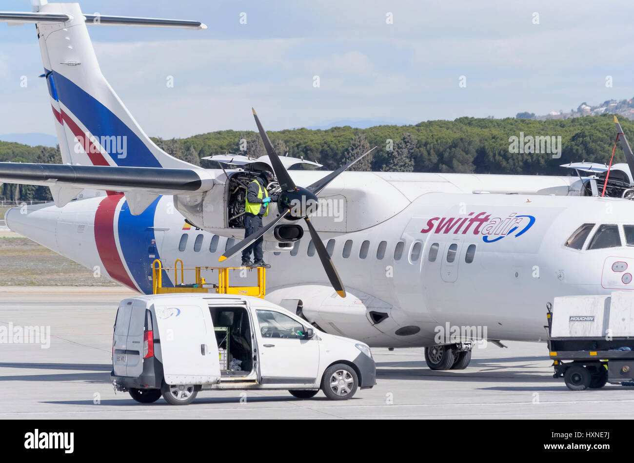 Mécanicien de avion Banque de photographies et d’images à haute ...