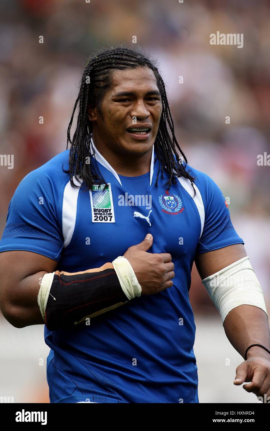 HENRY TUILAGI SAMOA RU PARC DES PRINCES PARIS FRANCE 09 Septembre 2007 ...