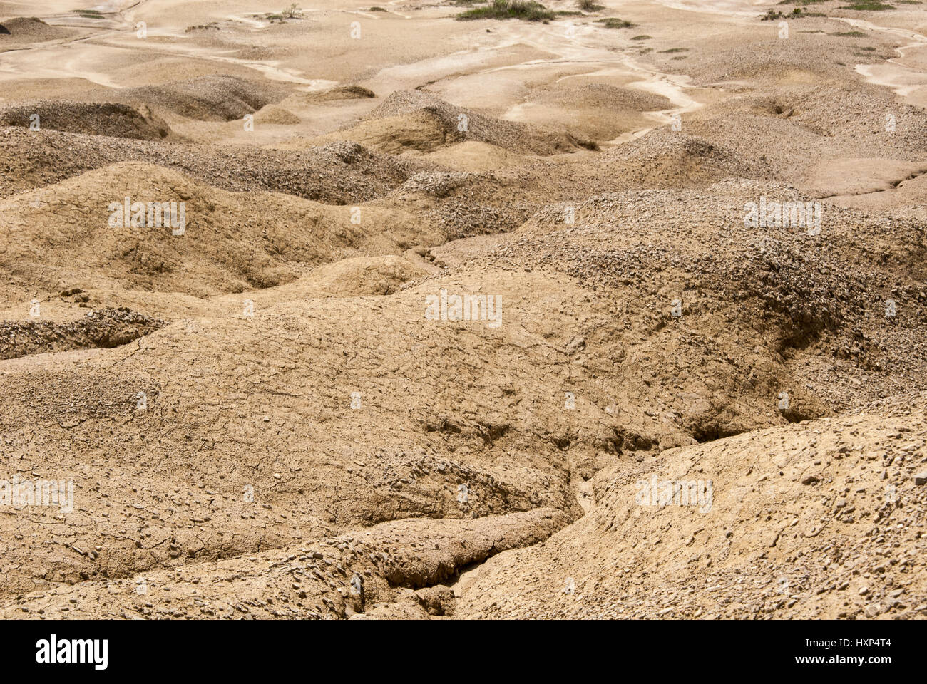 Volcans de boue - texture et de l'éruption -Roumanie, Buzau, Berca ...