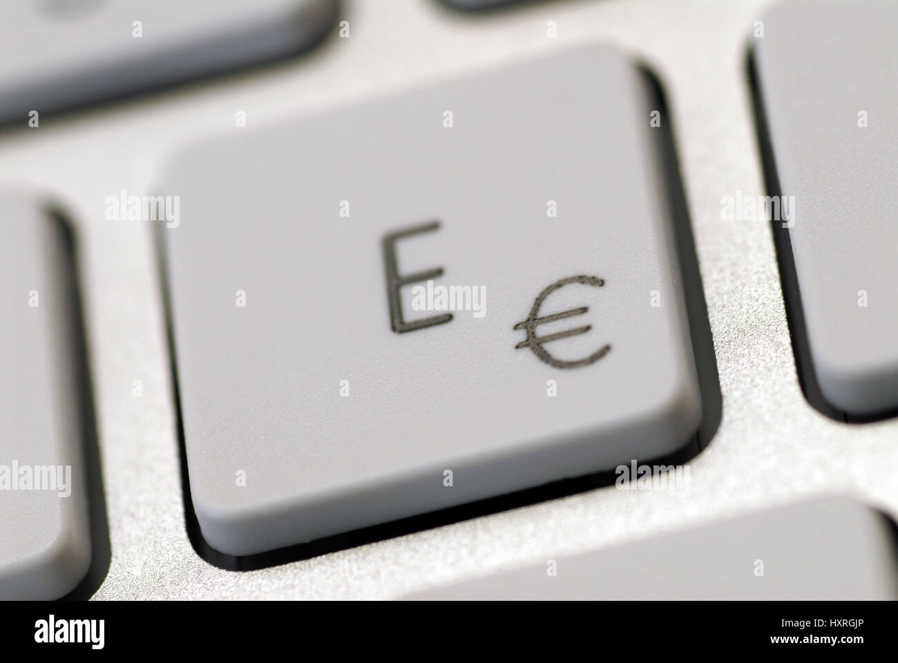 Signes Euro Sur Clavier D'ordinateur Banque d'image et photos - Alamy