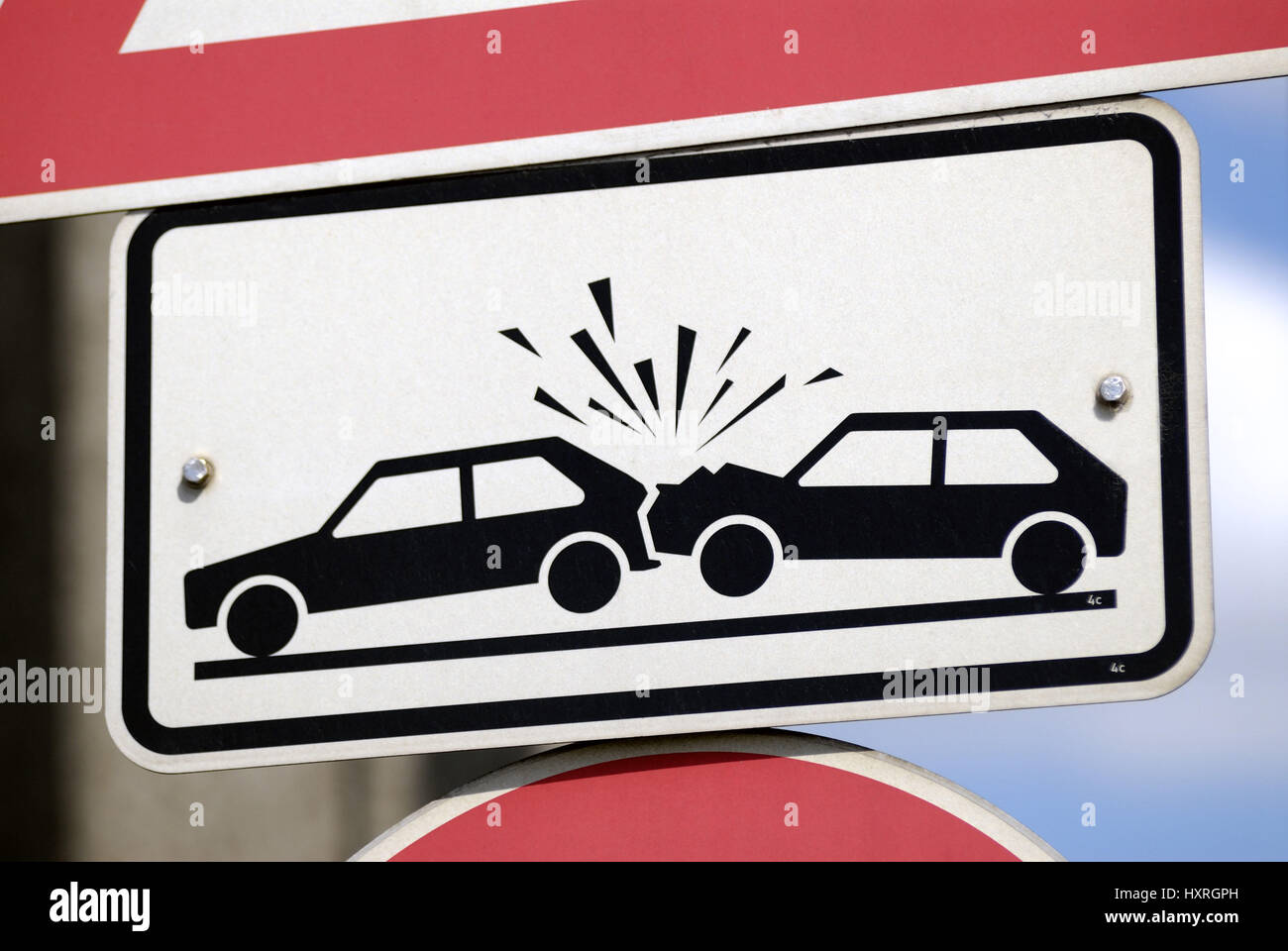 Panneau de signalisation, signalisation routière, signe, signe, d'un ...