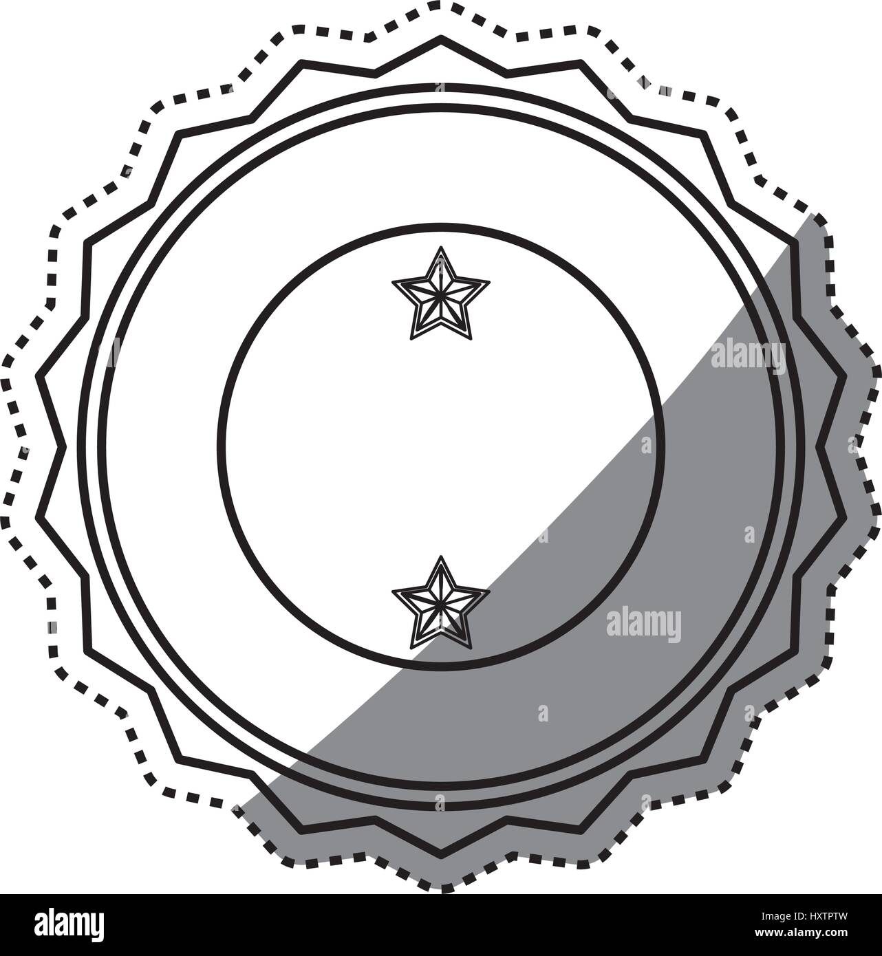 Timbre vide Banque d'images vectorielles - Alamy