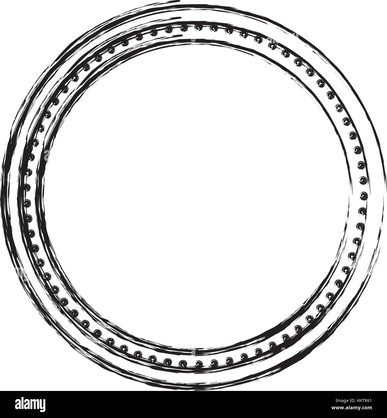 Timbre vide Banque d'images vectorielles - Alamy