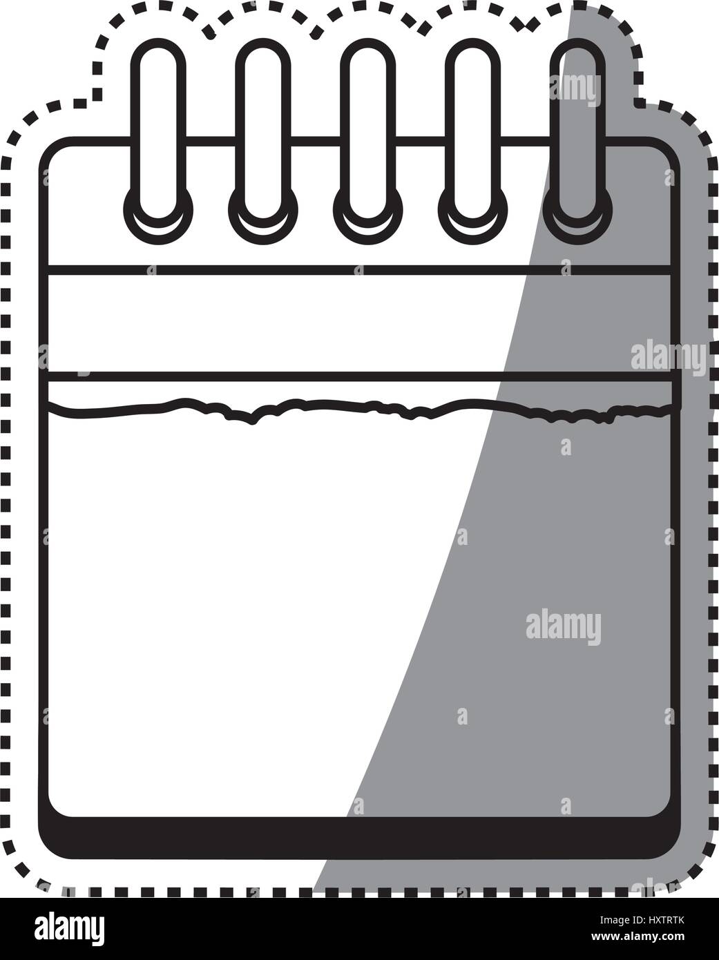 L'icône calendrier vide isolé vector illustration graphic design Image ...