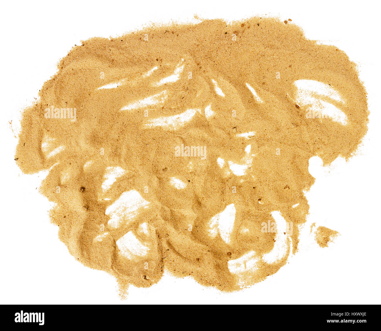 Texture de sable sur la plage Banque d'images détourées - Alamy