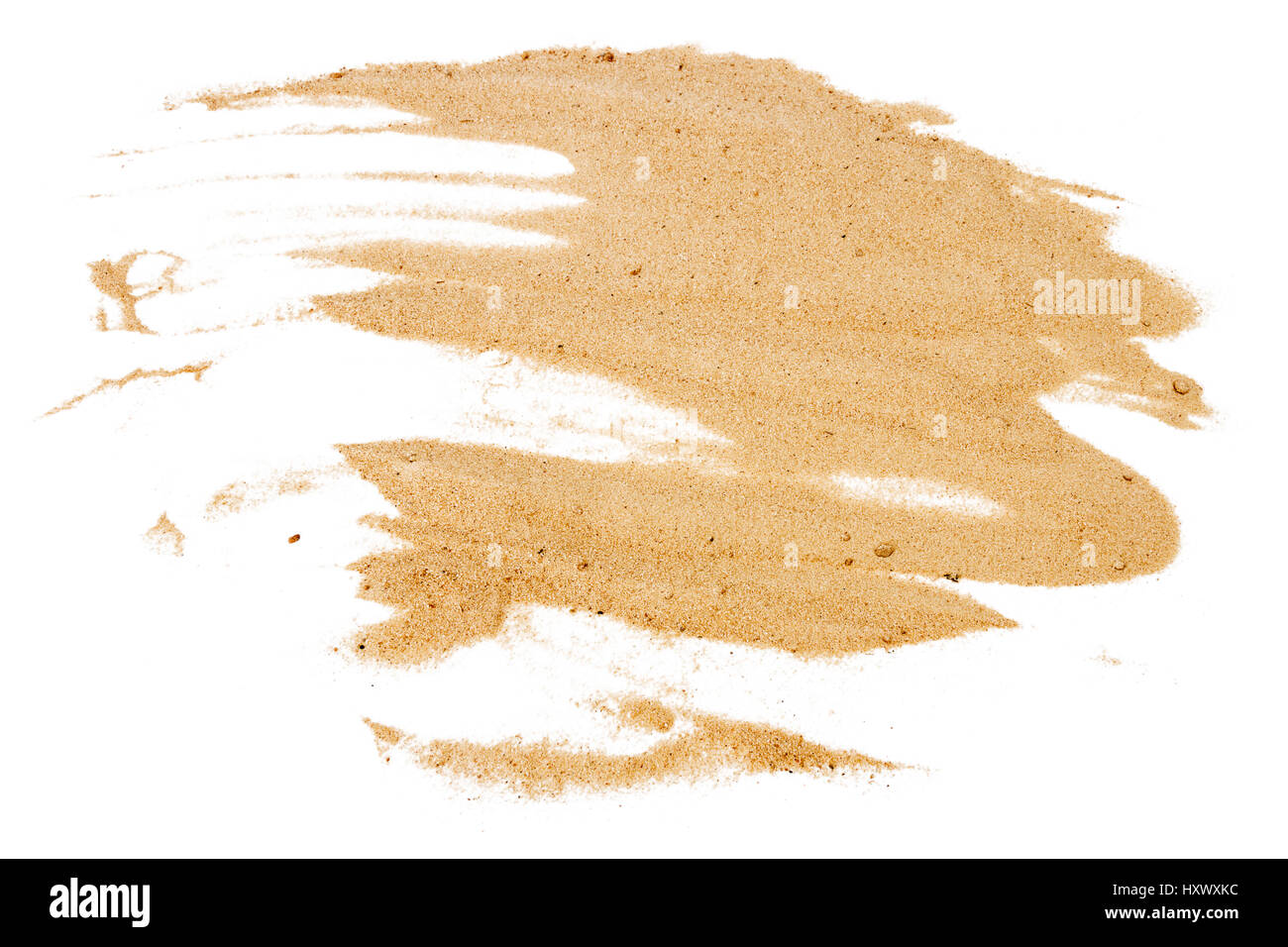 Texture de sable sur la plage Banque d'images détourées - Alamy